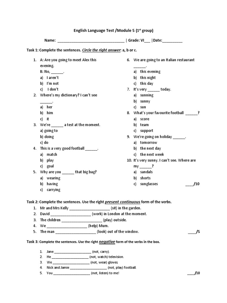 Module 5 - Test - II Group | PDF | Question