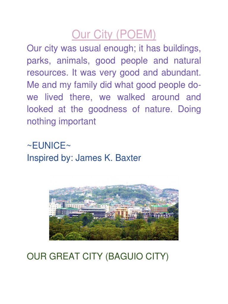 Our City Poem | PDF