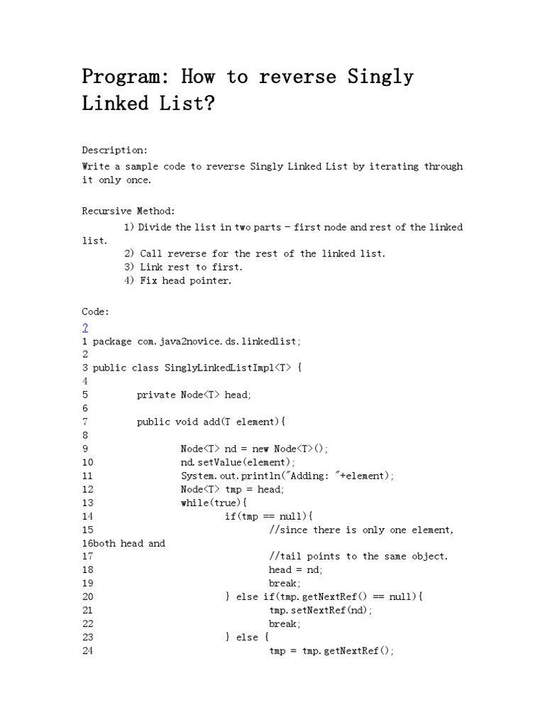 Java Interview Programs PDF | PDF | Areas Of Computer Science ... Java Interview Programs PDF | PDF | Areas Of Computer Science ...