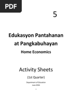 Epp 5 Home Economics Lesson Plan | PDF