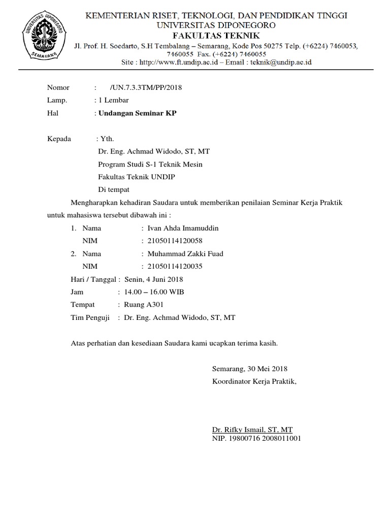 Berkas Buat Seminar KP | PDF