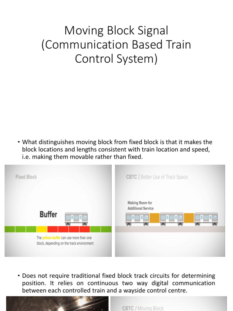 Moving Block Signal | PDF | Railway Safety | Radio