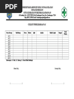 Form Ceklist Perawatan AC | PDF
