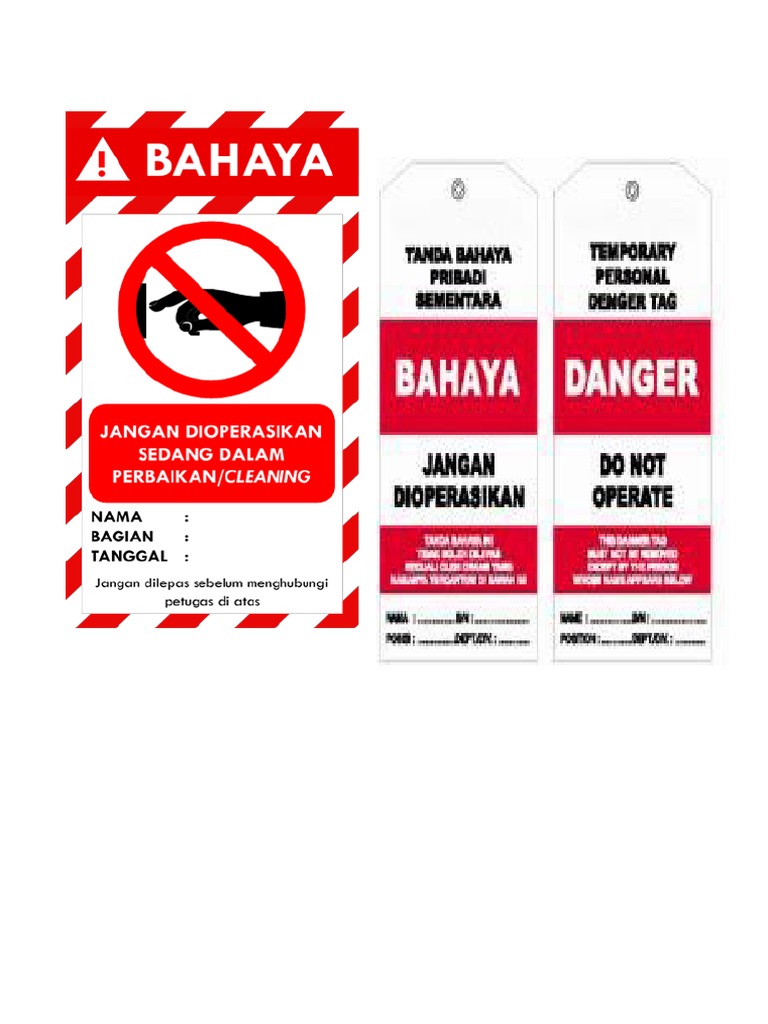 Loto Dan Safety Sign | PDF
