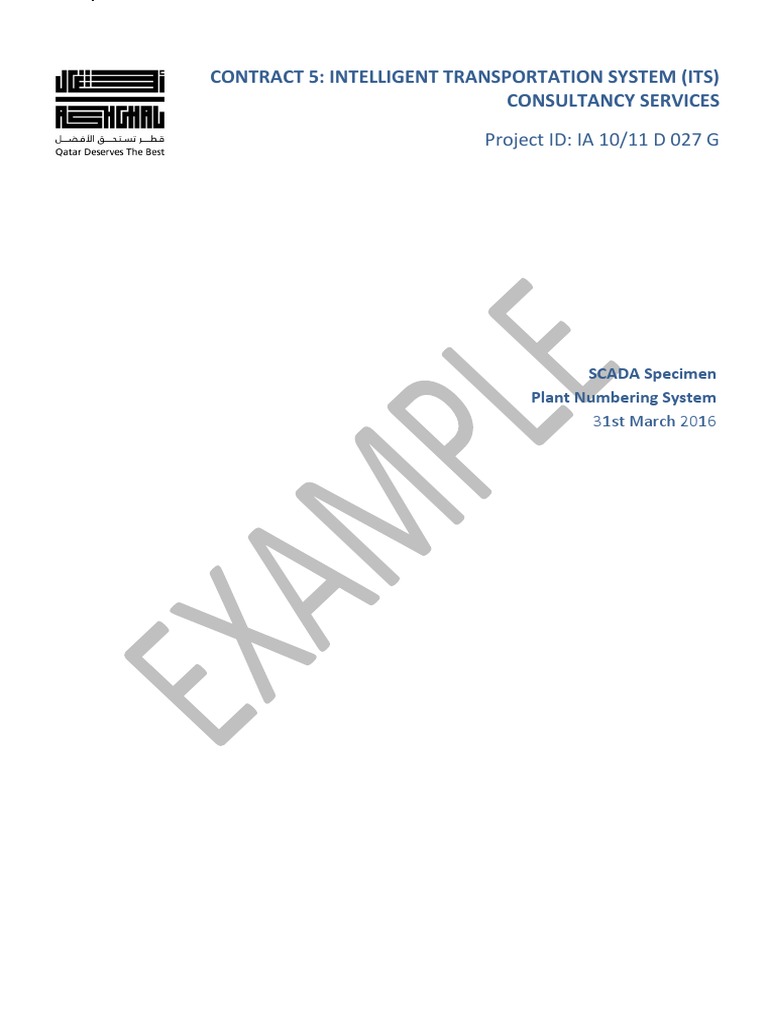 SCADA Plant Numbering System Guide | PDF | Coaxial Cable | Scada