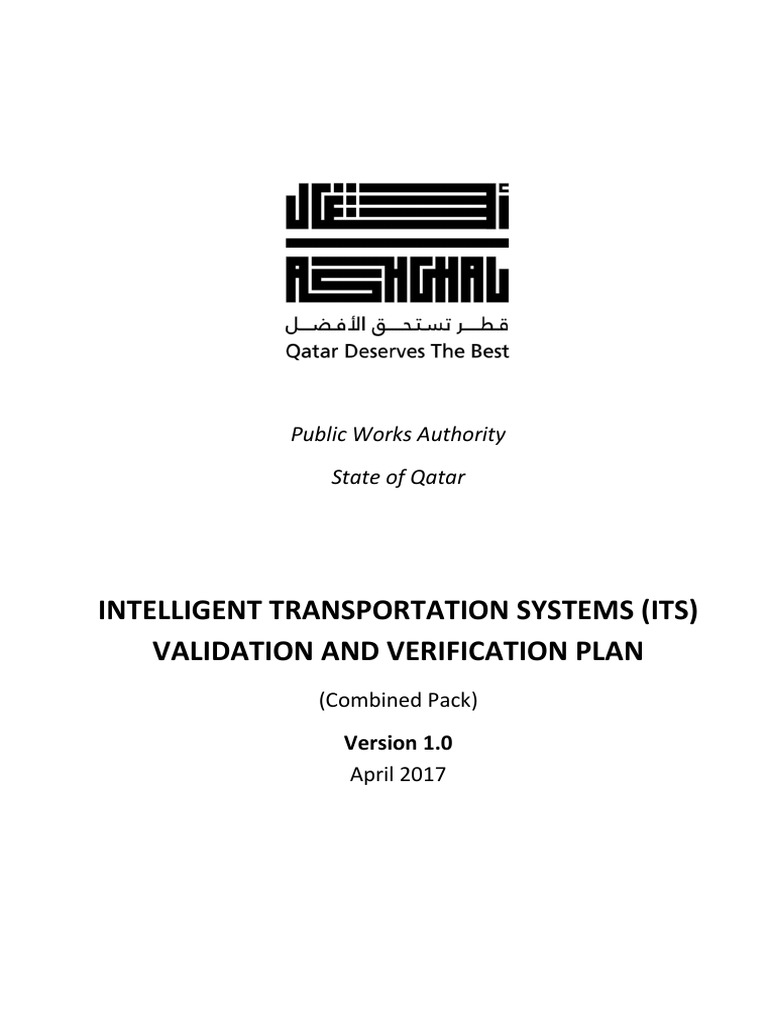 ITS Verification and Validation Plan | PDF | Verification And Validation | Specification ...
