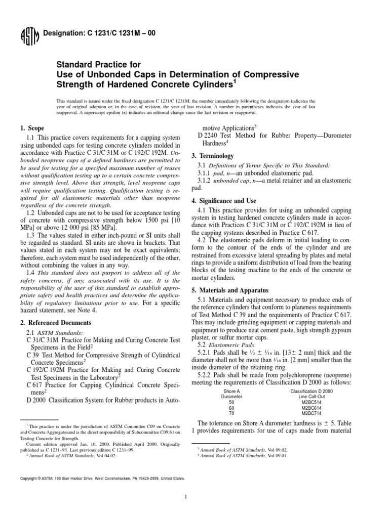ASTM C1019 Grouting | PDF | Concrete | Building Materials