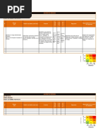 Matriz de Riesgos Plantilla y Ejemplos | PDF