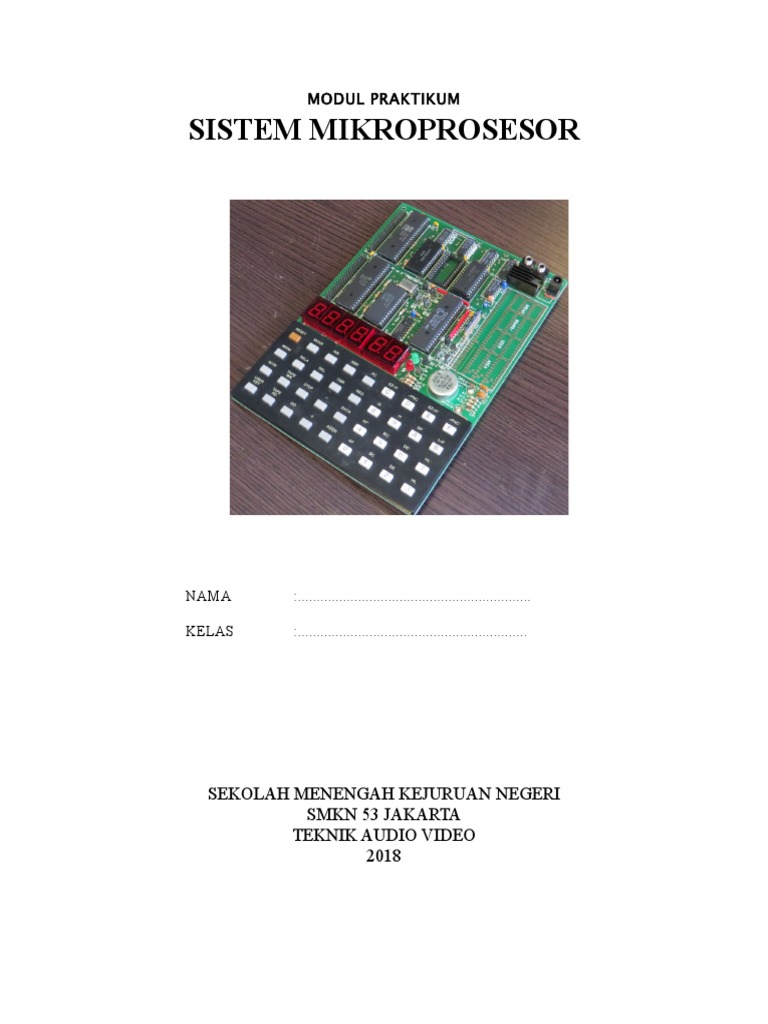 Modul Prakt Sistem Mikroprosesor | PDF Modul Prakt Sistem Mikroprosesor | PDF