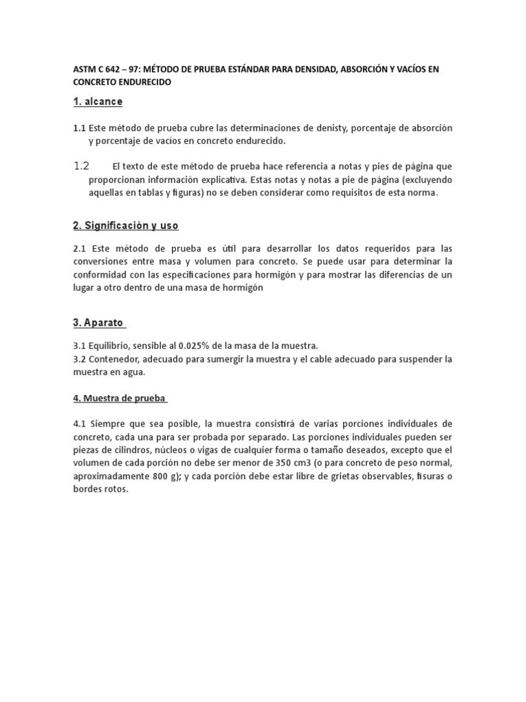 Astm C 642 | PDF