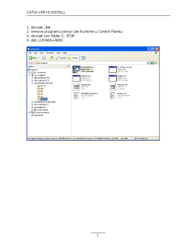 Catia v5r18 Install | PDF | System Software | Computing