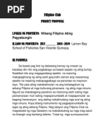 Narrative Report Culminating Activity Filipino | PDF