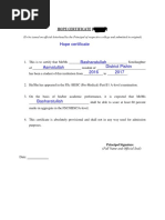 Rukhsati Certificate | PDF | Law