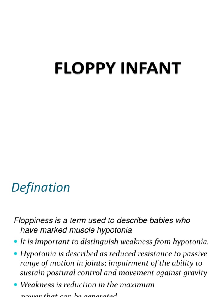 Floppy Infant | PDF | Weakness | Muscular Dystrophy