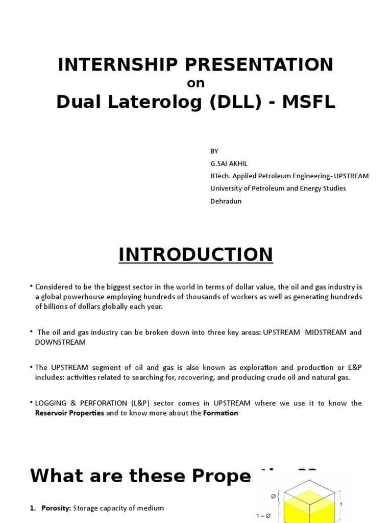 MSFL Logging in Oil Exploration | PDF | Porosity | Petroleum