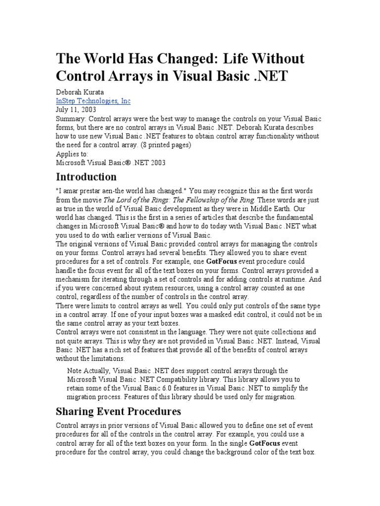 Learn More Study Less | Download Free PDF | Visual Basic .Net ...