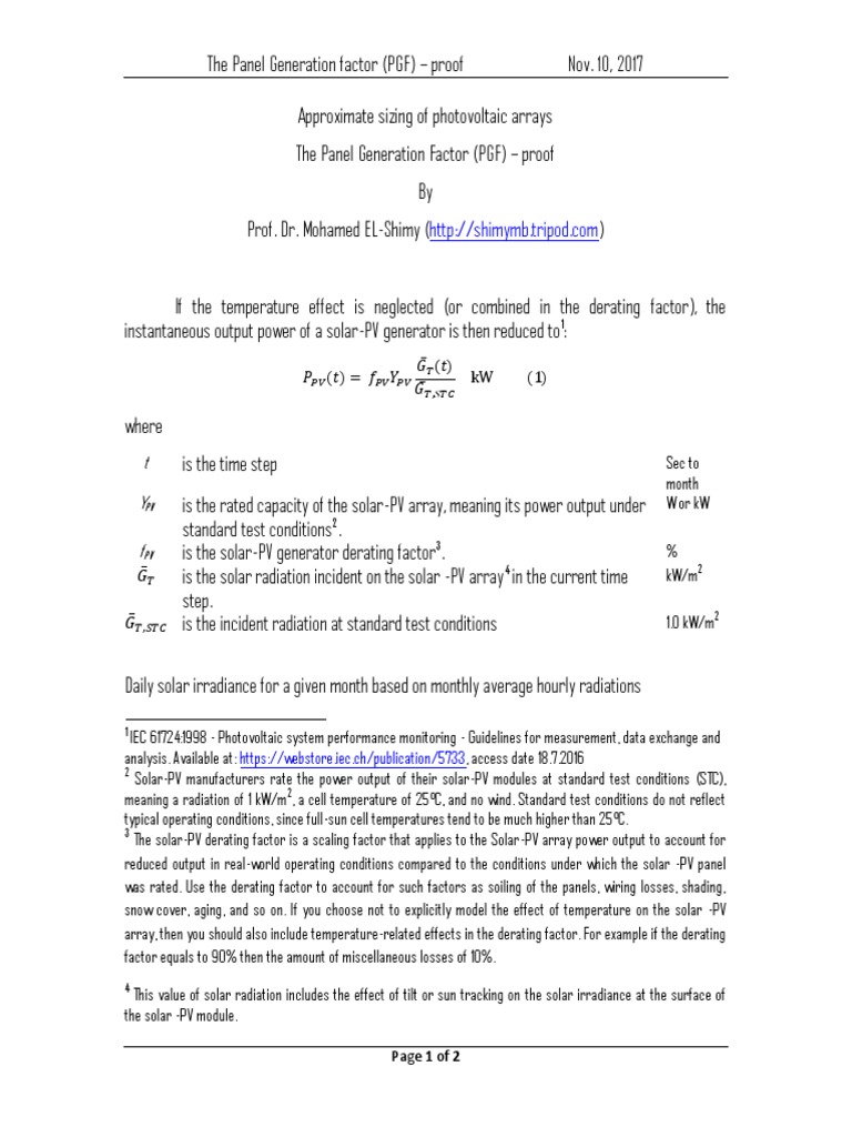 Report | PDF | Photovoltaic System | Alternative Energy