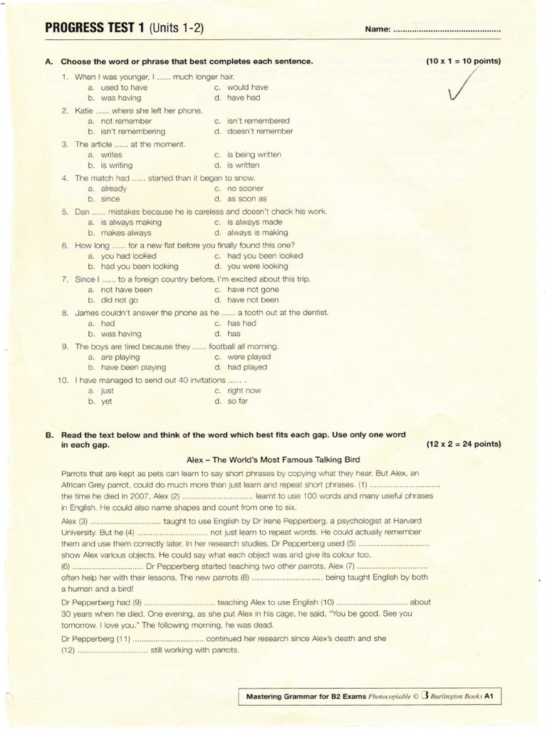 Mastering Grammar For B2 Burlington | PDF | Leisure | Nature