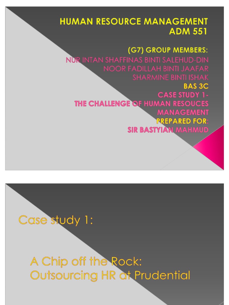 Presentation 1 Case Study | PDF | Human Resources | Human Resource ...