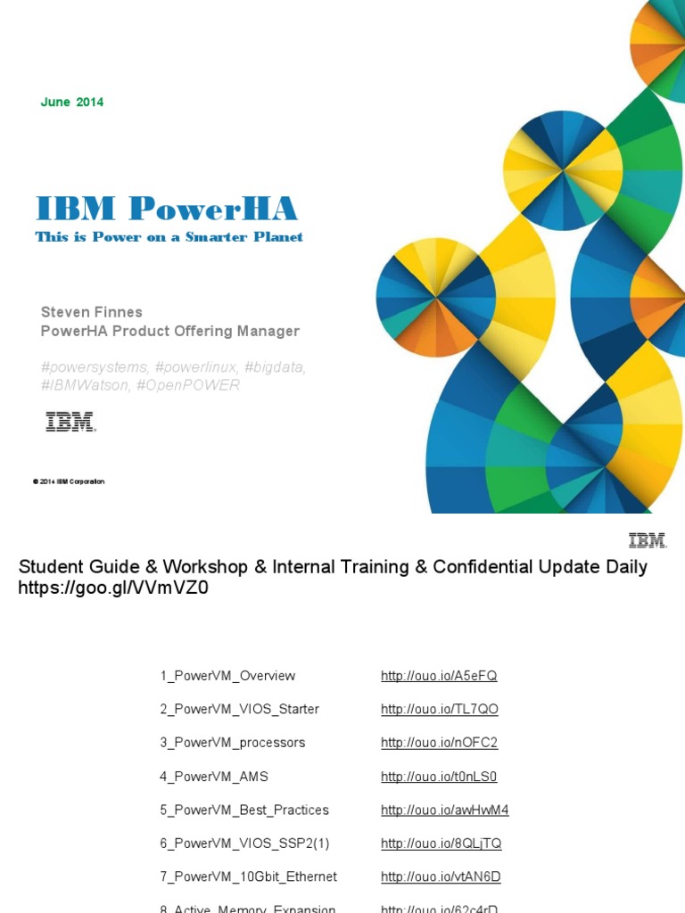 Ibm Power Ha | PDF | Computer Cluster | Oracle Database