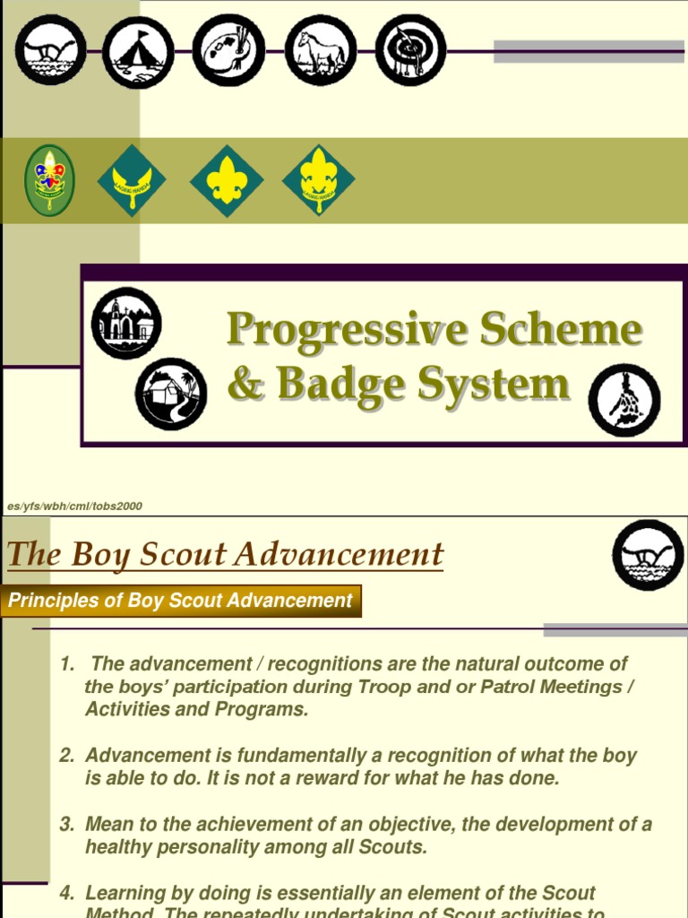 Session 12 - TL Progressive Scheme & Badge System | PDF | Youth ...