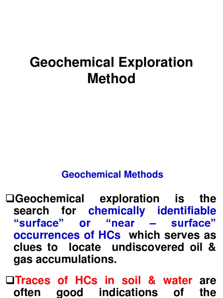 Geochemical Exploration | PDF