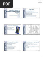 Trunk Impairment Scale Tis Assessment | PDF