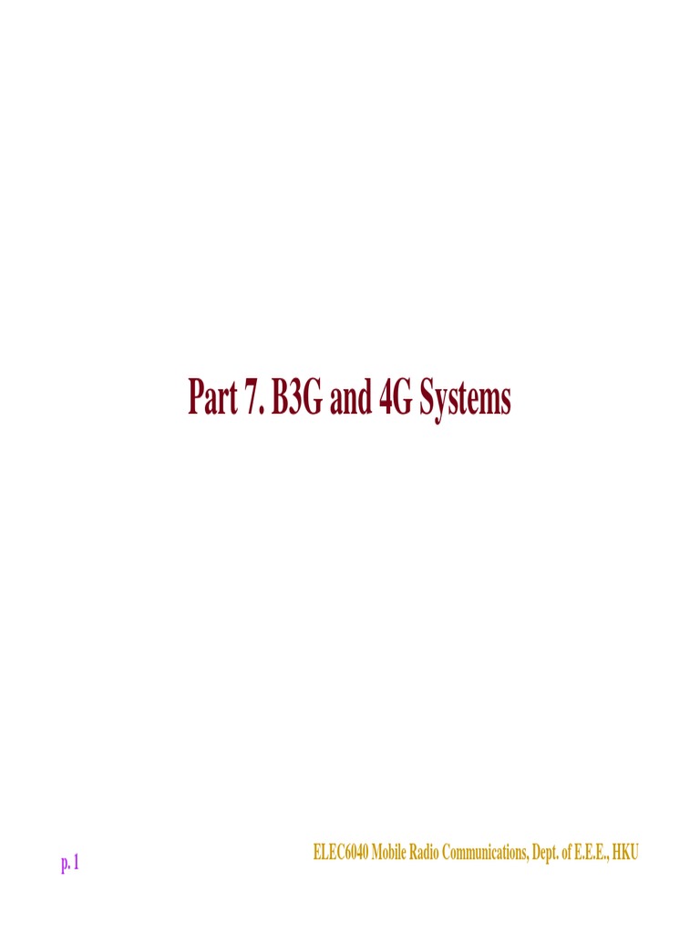 Evolution of Mobile Data: An Overview of HSPA and the Path to 4G | PDF ...
