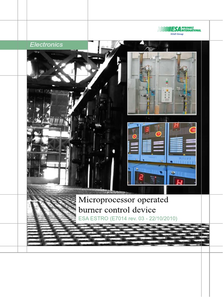 ESA ESTRO Burner Controller Overview | PDF | Switch | Combustion