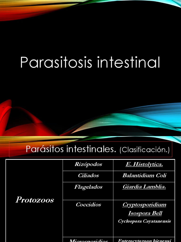 Parasitosis Intestinal | Enfermedades y trastornos | Salud pública