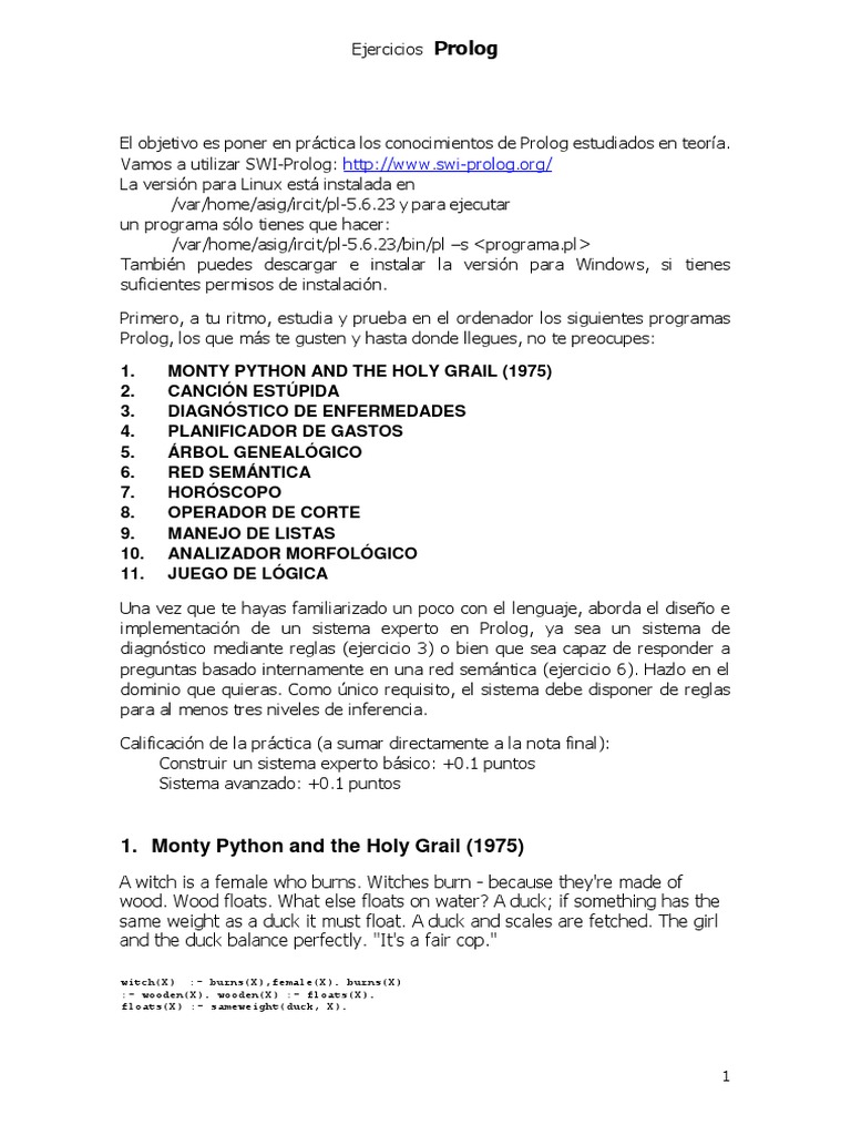 Ejercicios Prolog | PDF | Palabra | Permutación