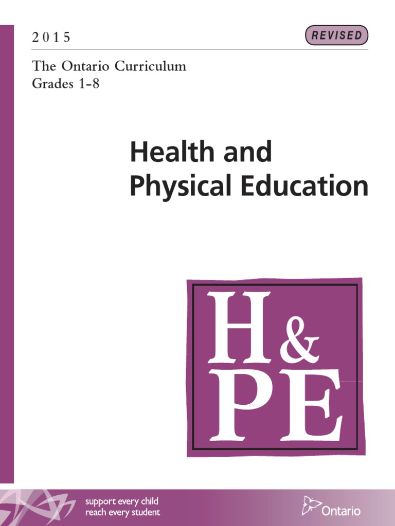 2015: Ontario Curriculum Grades 1-8, Health and Physical Education ...