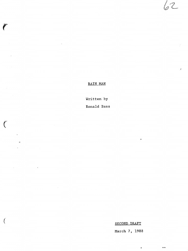 Rain Man PDF | PDF