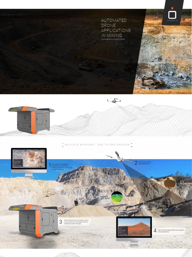 Automated Drone Applications in Mining | PDF | Unmanned Aerial Vehicle ...