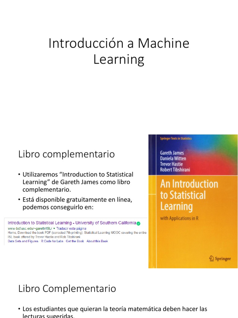 003 Introducción A Machine Learning PDF | PDF | Aprendizaje automático ...