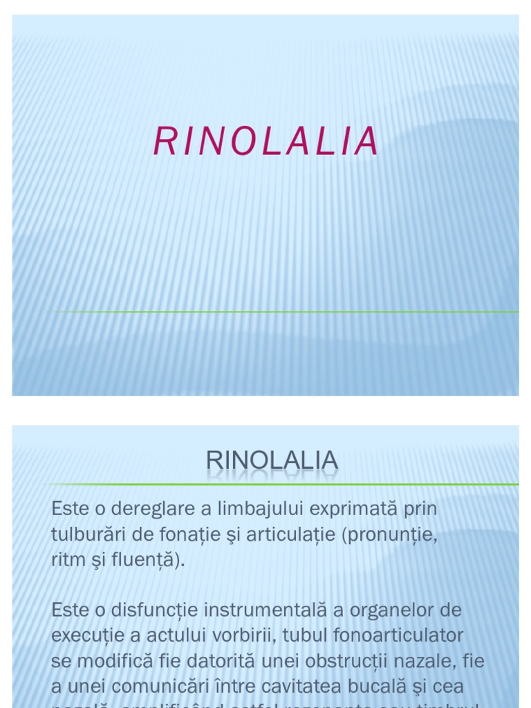 Rinolalia 2003 | PDF