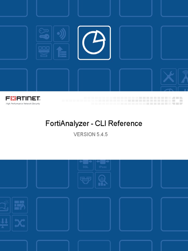 FortiAnalyzer 5.4.5 CLI Reference | PDF | Command Line Interface | Graphical User Interfaces