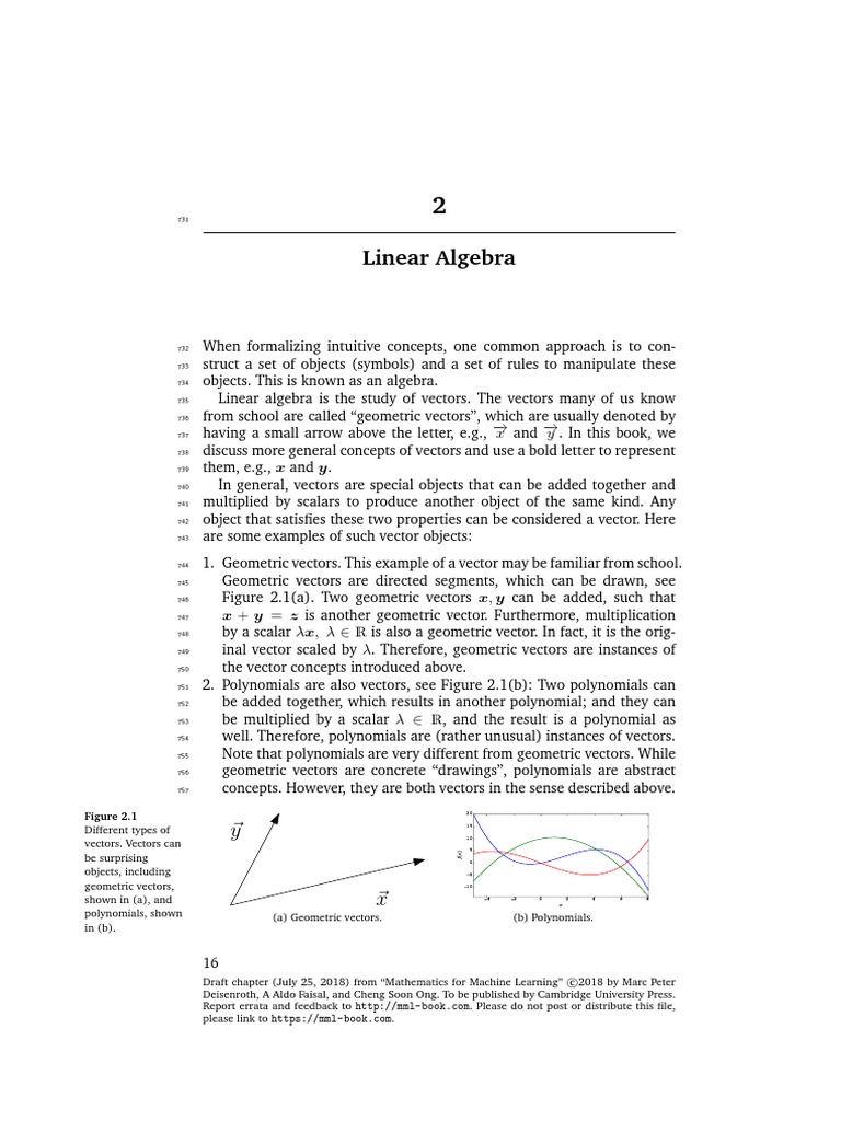 Chapter02 PDF | PDF | Vector Space | Matrix (Mathematics)
