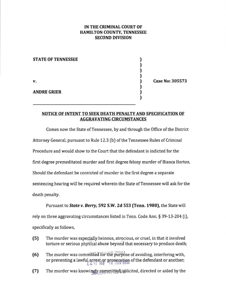 RICO Death Penalty Court Documents | PDF