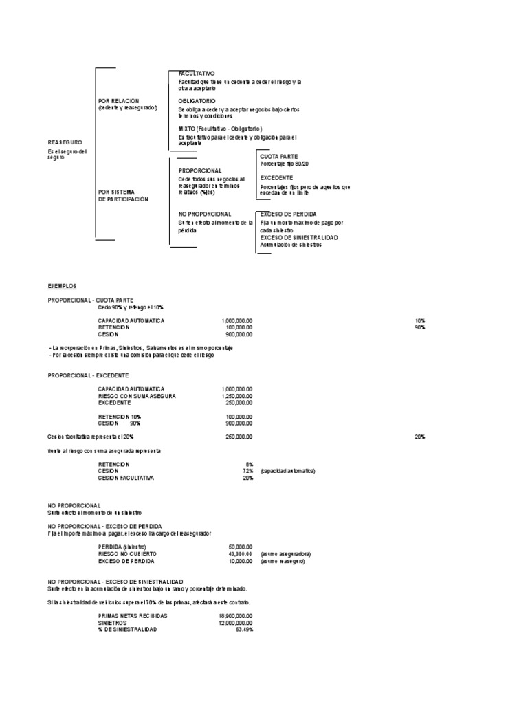 Coaseguros y Reaseguros 2015 | PDF | Reaseguro | Riesgo