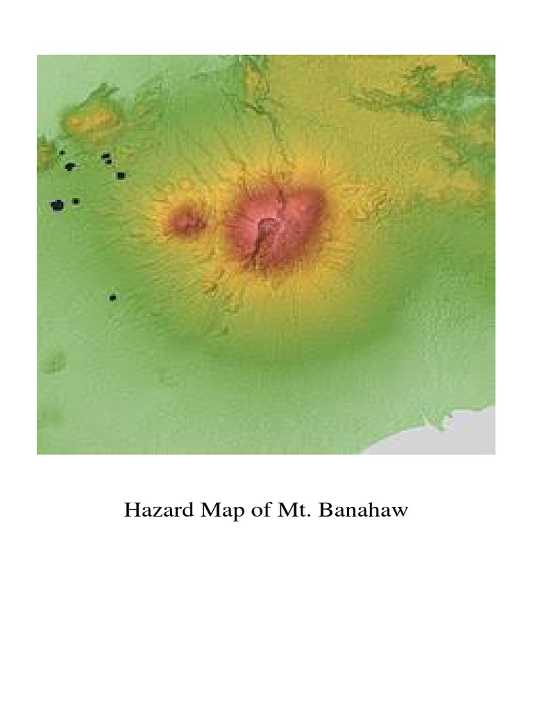 Hazard Map of MT Banahaw | PDF