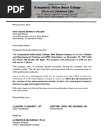 Letter of Request For Fogging and Misting | PDF | Health Sciences ...