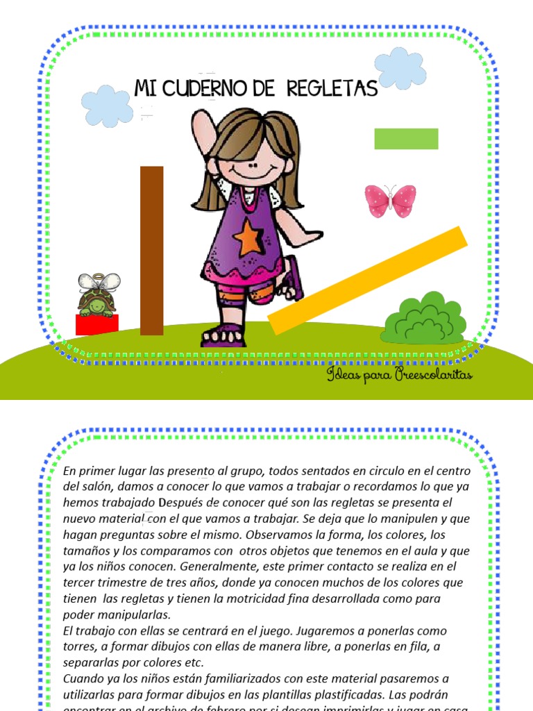 Cuadernillo de Regletas | PDF | Ocio