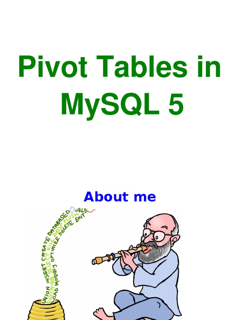 Pivot Tables Mysql | PDF | Spreadsheet | Computer Engineering Pivot Tables Mysql | PDF | Spreadsheet | Computer Engineering