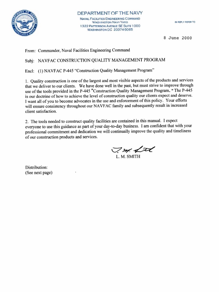 009 Attached-1 NAVFAC P-445 Construction Quality Management PDF | PDF ...