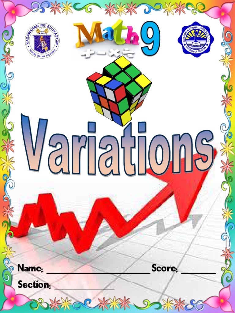 Module in Variations - Final | PDF | Equations | Area