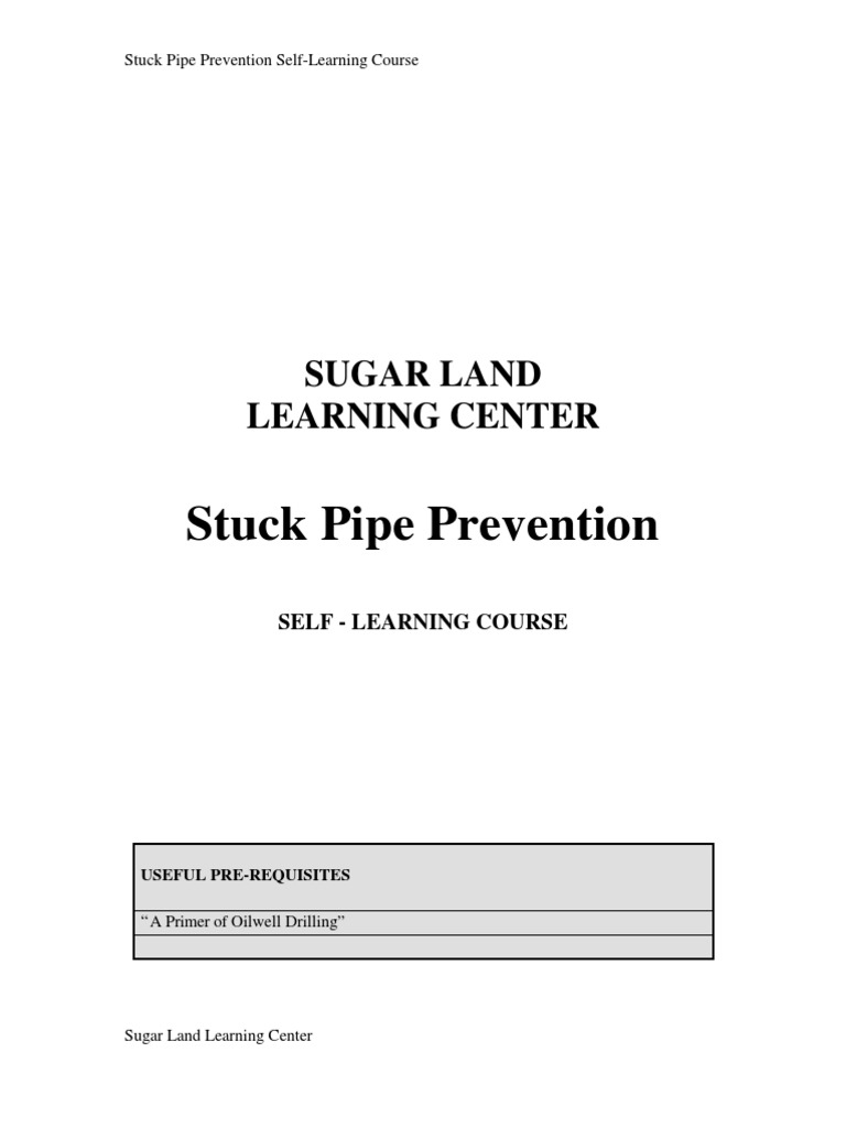 Stuck Pipe Prevention Course Overview | PDF