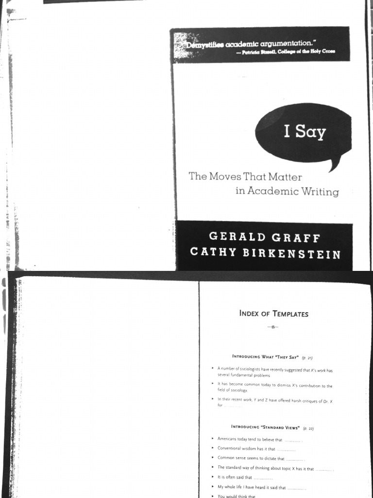 The Moves That Matter in Academic Writing | PDF