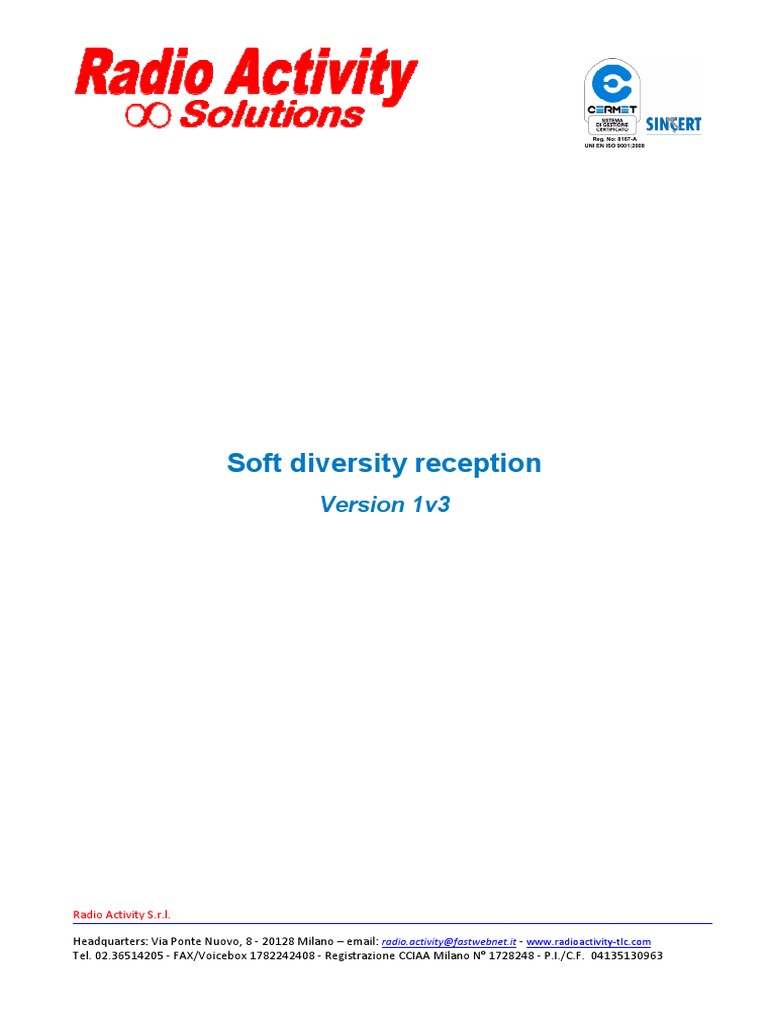 ENB33 - Soft Diversity Reception | PDF | Forward Error Correction ...