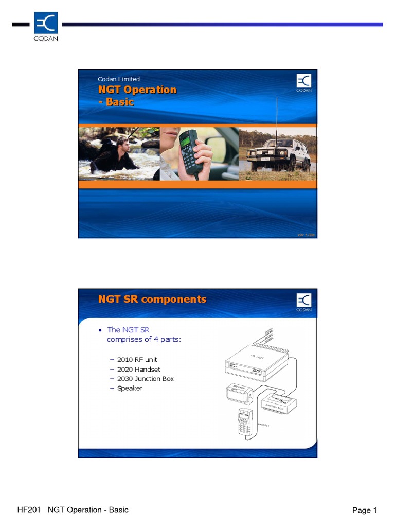 NGT Operation - Basic | PDF | Electronic Engineering | Radio